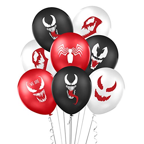 30 Pieces Venom Balloons Party Supplies Decorations, 12" Venom Latex ...