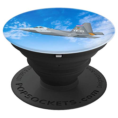 Buy Aircraft F-22 Raptor Pilot Aviation USAF - PopSockets Grip and ...