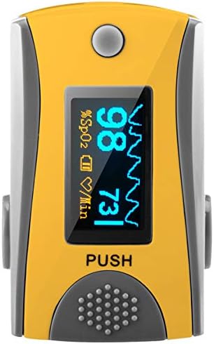 Blt M70 Fingertip Pulse Oximeter Spo2 Blood Oxygen Saturation Monitor With Heart Rate Tracking ...