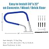 PioneerWorks Swimming Pool Handrails 30" x 22 "Pool Railings for ...