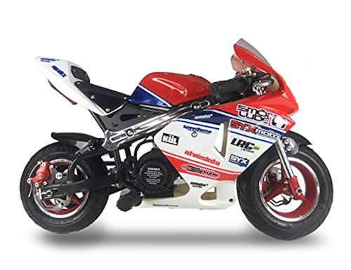 SYX MOTO Apex Pull Start 49cc 2-Stroke Gas Powered Kids Mini Pocket ...
