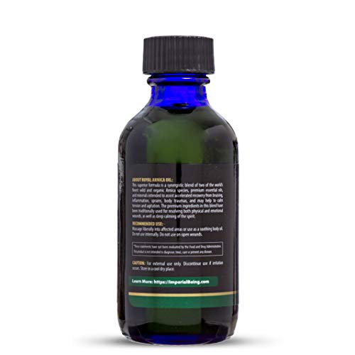 Royal Arnica Oil - Rapid Recovery Formula - Organic Super Premium ...