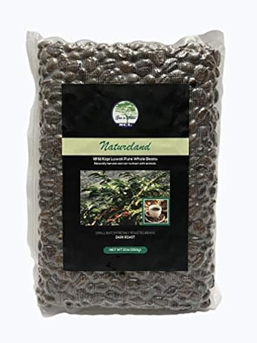 NATURELAND Specialty Roasted Coffee Beans (Wild Kopi Luwak Coffee Beans ...