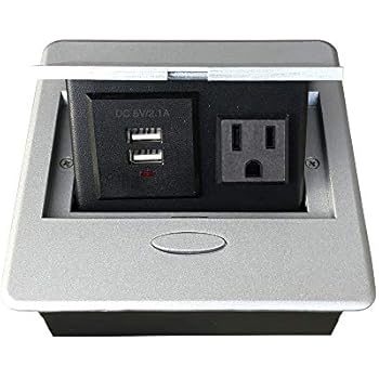 Conference Table Power Module-Tabletop Multimedia Connectivity Box ...