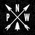 Amazon.com: PNW Pacific Northwest Arrows and Tree Vinyl Car Decal ...