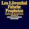 Schriften. 5 Bände: Band 3: Falsche Propheten suhrkamp taschenbuch ...