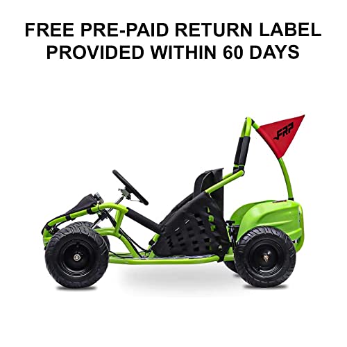 FIT Right 2020 Baja-X 48 Volt 1000 Watt Brushless Electric Go Kart, 3 ...