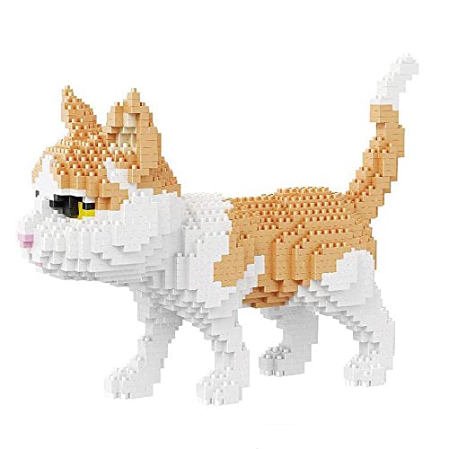 ISeeSee Mini Cat Building Blocks Pet Building Toy Bricks Micro Mini ...