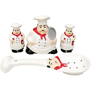 Amazon.com: Fat Chef Kitchen Canister Set of 4: Home & Kitchen