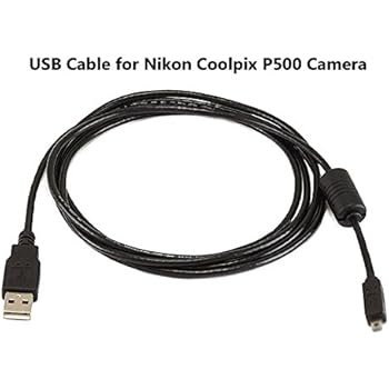 Amazon.com : USB Cable for Nikon Coolpix P510 Camera, and USB Computer ...