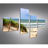 islandburner Bild Bilder auf Leinwand Strand Meer Sand Nordsee Poster, Leinwandbild, Wandbilder ...
