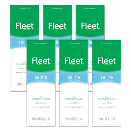 Fleet Enema Saline Ready to Use - 4.5 oz (6 Pack) in Oman | Whizz Douches