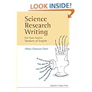 Amazon.com: Science Research Writing for Non-Native Speakers of English ...