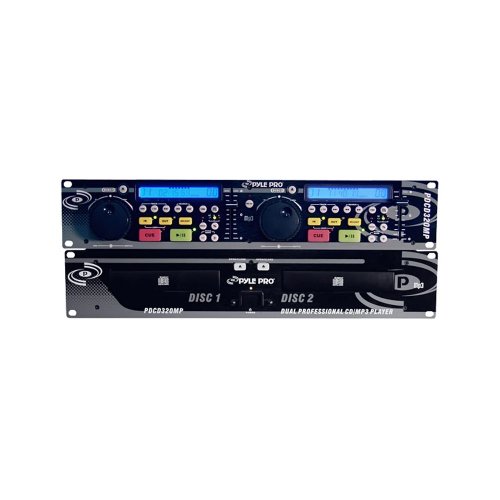 Pyle-Pro PDCD320MP Professional DJ Dual CD / MP3 Player with LCD ...