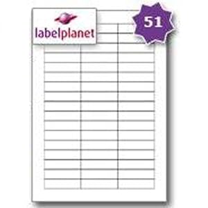 51 Per Page/Sheet, 10 Sheets (510 Sticky SUSPENSION FILE TAB Labels ...