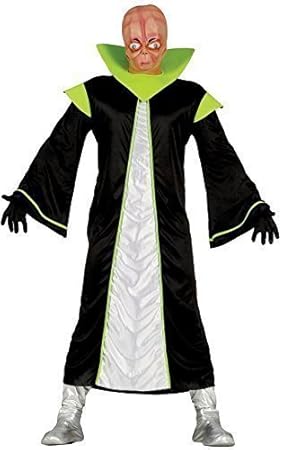 Mens Alien Space Halloween Christmas Fancy Dress Costume Outfit Size ...