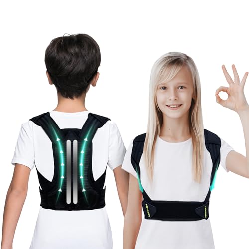 Professional Posture Corrector for Kids and Teens, Updated Upper Back ...