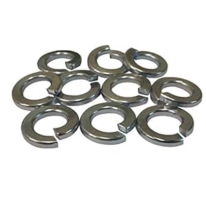 Amazon.com: Split Ring Lock Washer Size: #4 , (Qty: 100) Steel / Zinc ...