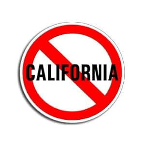 Amazon.com: Graphics and More NO Anti California - Window Bumper Laptop ...
