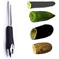 Amazon.com: Jalapeno Chili Pepper Corer Stainless Steel Zucchini ...