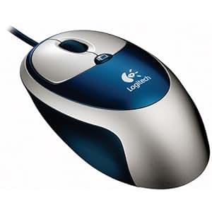 Amazon.com: Logitech Click! Optical Mouse - Blue/Silver: Electronics