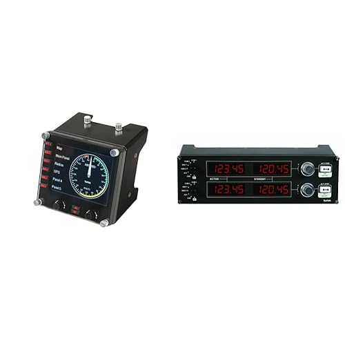 Logitech G USB Pro Flight Instrument Panel and Radio Panel Bundle in ...