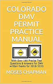 COLORADO DMV PERMIT PRACTICE MANUAL: With Over 190 Precise Test ...