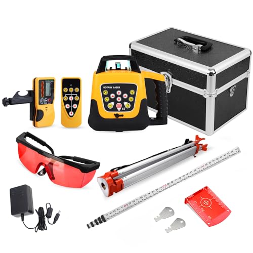 Iglobalbuy Self Leveling Rotary Laser Level System Kit with Surveying ...