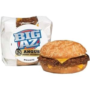 Amazon.com : Big AZ Angus Cheddar Cheeseburger, 8.7 Ounce - 8 per case ...