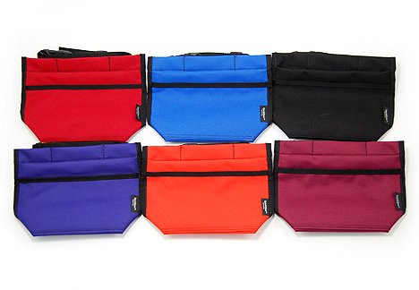 Snap Open Bait Bag Burgundy | Dog Training