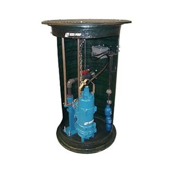 Keen Pump KBPG2-36120D Duplex Grinder Basin Package, 2 hp, 36" Diameter ...