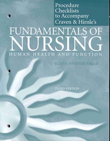 Amazon.com: Procedure Checklist to Accompany Fundamentals of Nursing ...
