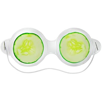 Amazon.com: REUSABLE Gel Eye Coolers Cucumber Pack Pads Mask Eye Masque ...