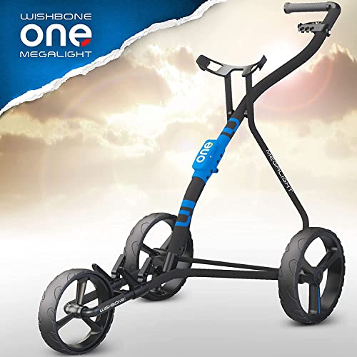 Golf Trolley TGU, 3-Wheels Golf Cart | Golf Push & Pull Carts (Blue ...