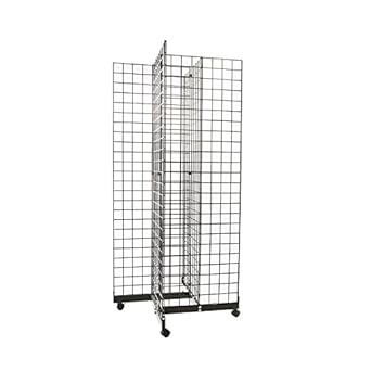 Amazon.com: Only Hangers Black 4-Way Wire Grid Tower with Base and ...