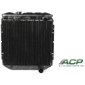 Amazon.com: 1965-1966 Ford Mustang V8 260-289 Radiator 3 Row Large Tube ...