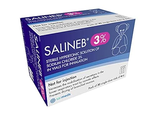 Value Pack SALINEB 3% Hypertonic Saline Inhalation Solution. Also can ...