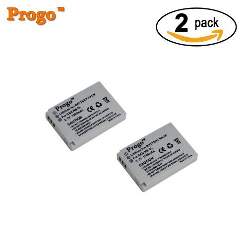 Buy Progo 2 Pack Li-Ion Rechargeable Digital Camera Battery for Canon ...