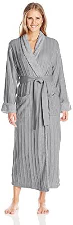 Natori Women's Cable Knit Robe with Sherpa Lining at Amazon Women’s ...