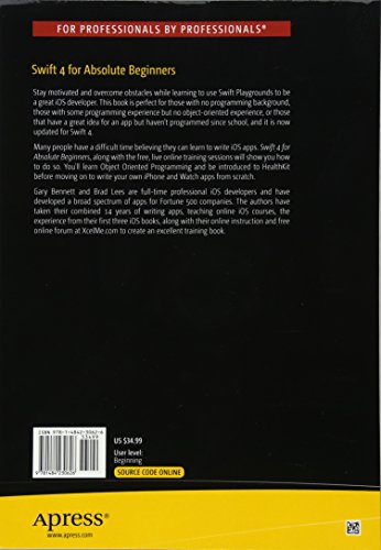 Swift 4 for Absolute Beginners: Develop Apps for iOS - Best Tech Deal & Gift Ideas