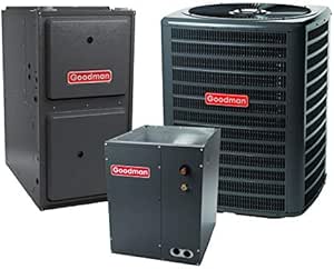 Amazon.com: Goodman 5 Ton 16 Seer 120,000 Btu 96% Afue Gas System ...