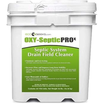 Amazon.com: ecoGeeks OXY-Septic Drain Field Cleaner and Maintainer ...