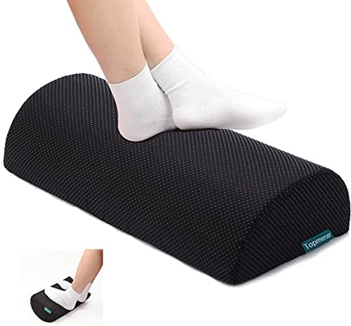Topmener Footrest Under Desk, Ergonomic Feet Rest Foot Rest Cushion ...