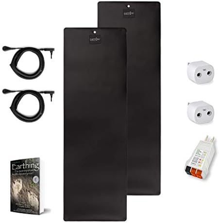 Earthing® Universal Grounding Mat Kit (2 Pack) - Grounded Mat with Cord ...