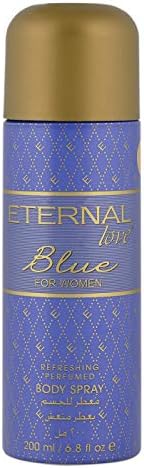 Eternal Love Blue Body Spray For Women, 200 ml price in UAE | Amazon ...