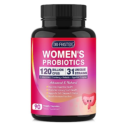 Probiotics for Women Digestive Health, Vaginal probiotics 120 Billion ...