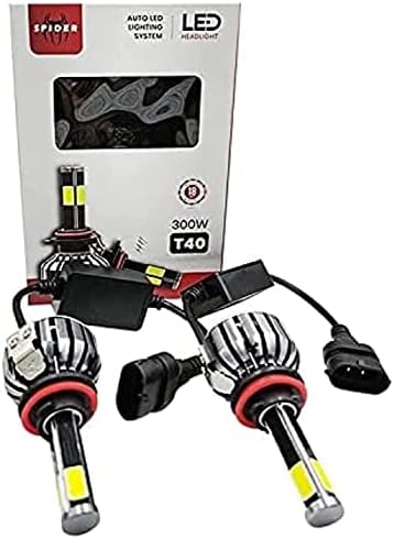 سعر Spider Car Headlight Auto LED Lighting System T40 300W H11 2 فى ...