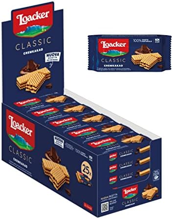 Loacker Cremkakao Choco Wafer, 25 X 45 g price in Saudi Arabia | Amazon ...