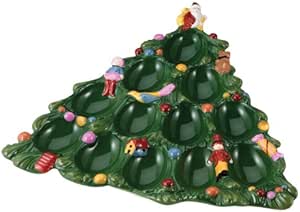 Amazon.com | Spode Christmas Tree Figural Deviled Egg Tray: Deviled Egg ...