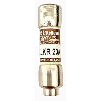 Littelfuse KLKR020.T Class CC Fuse, Fast Acting, 600V, 20 Amp (Pack of ...
